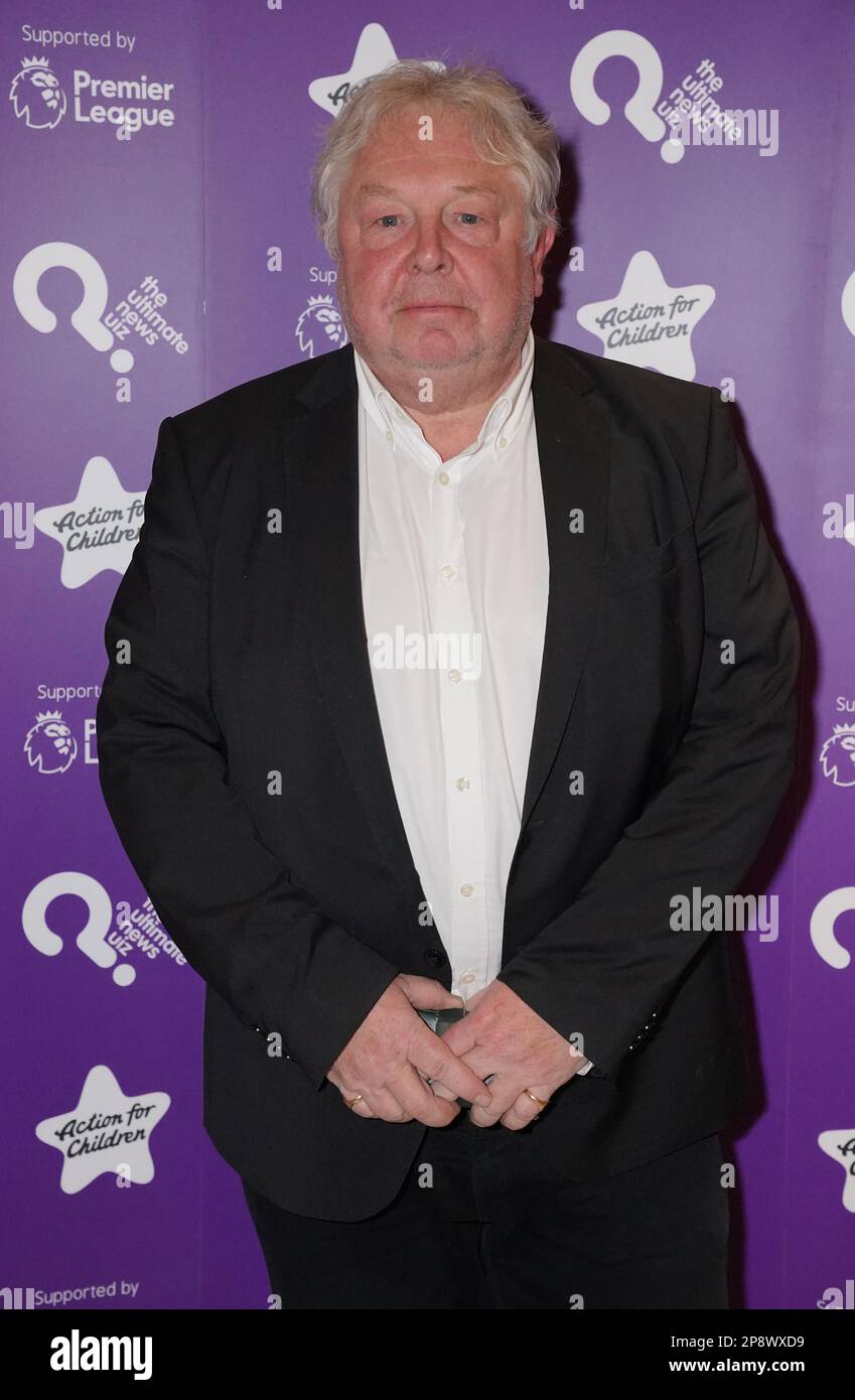 Nick Ferrari arrives for the Ultimate News Quiz in aid of Action for ...