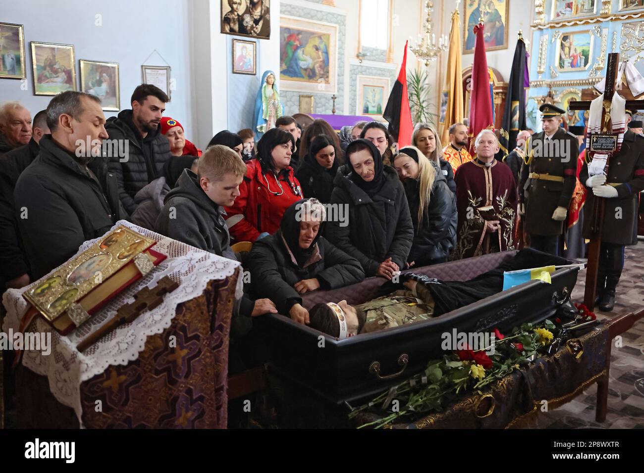 IVANO-FRANKIVSK REGION, UKRAINE - MARCH 09, 2023 - Participants of the ...