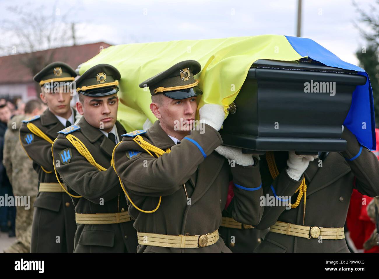 IVANO-FRANKIVSK REGION, UKRAINE - MARCH 09, 2023 - Soldiers of the ...