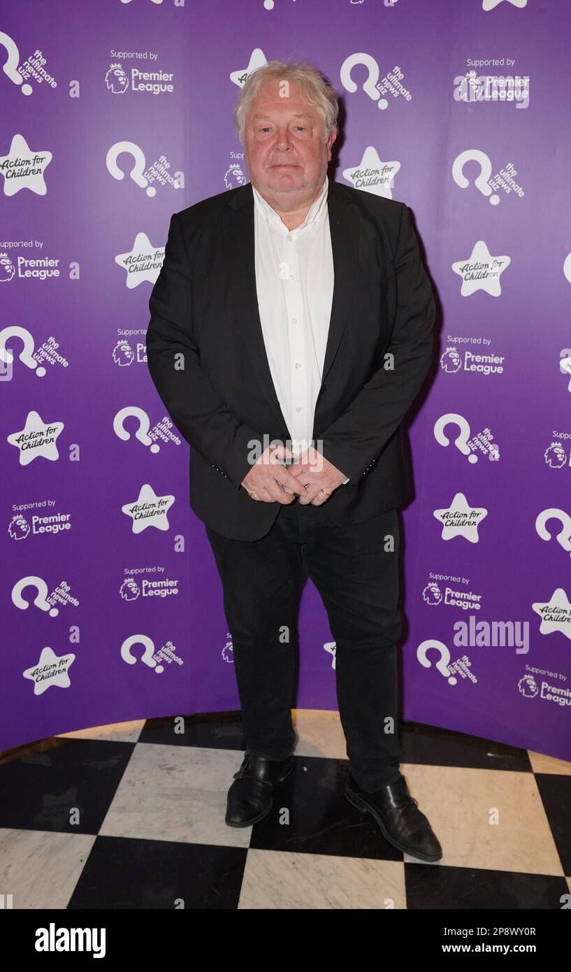 Nick Ferrari arrives for the Ultimate News Quiz in aid of Action for ...