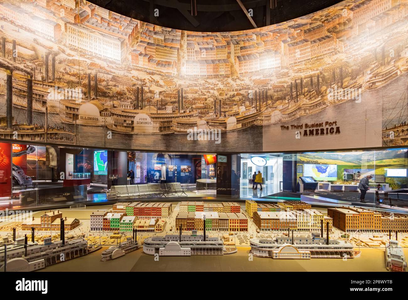 St louis gateway arch interior hi-res stock photography and images - Alamy