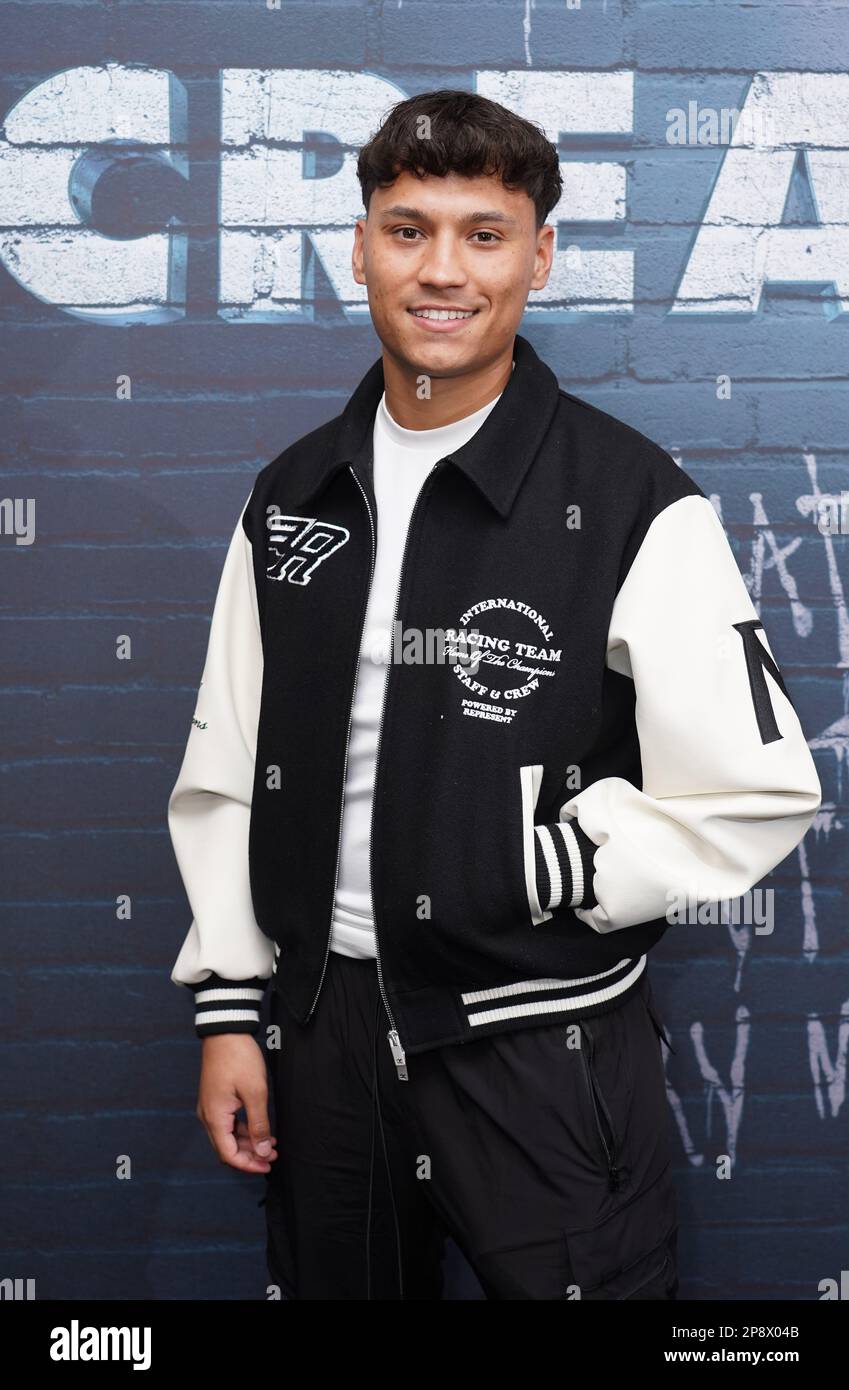 Maxx Catley arrives for the gala screening of Scream 6 at Odeon West ...