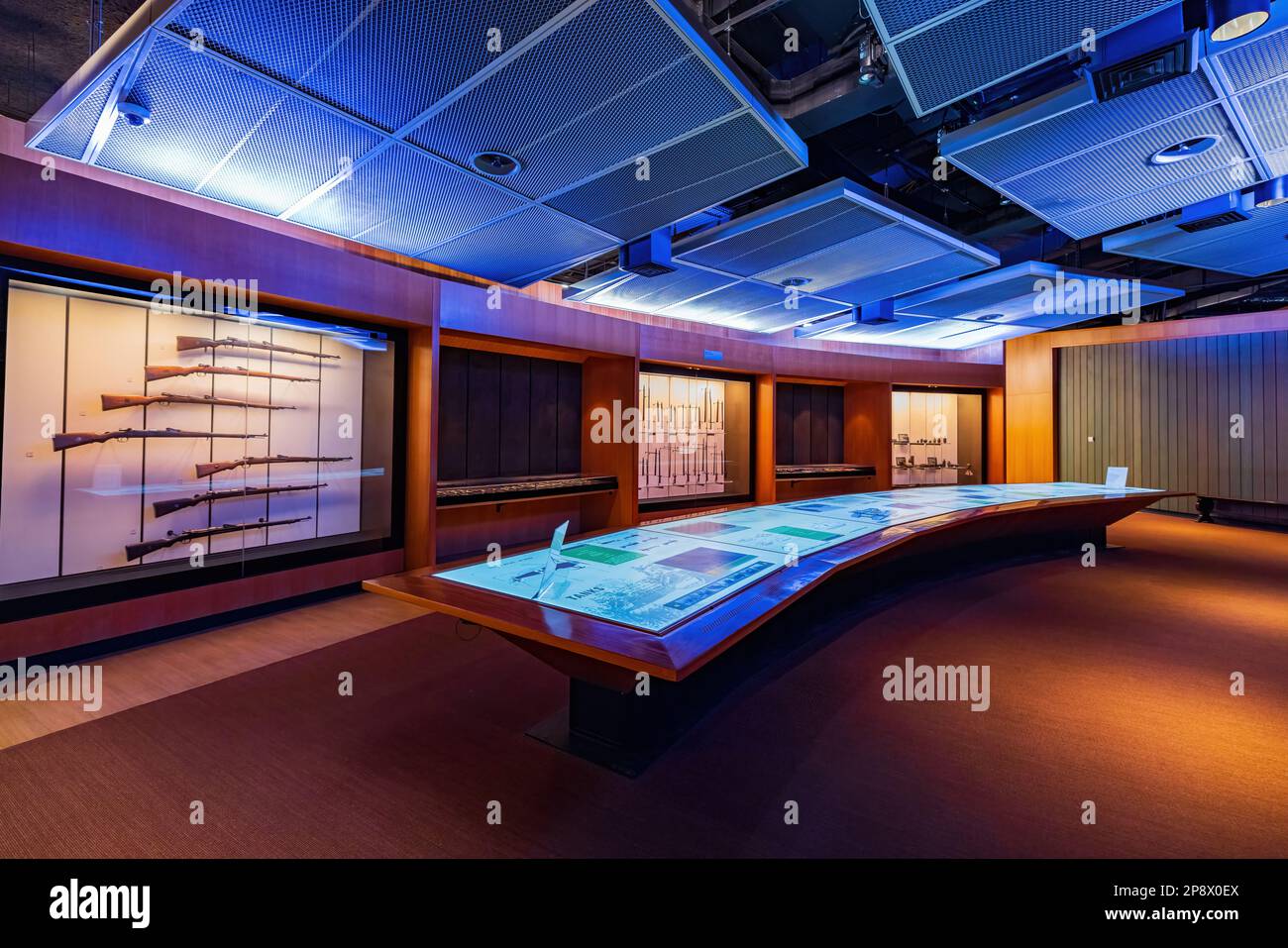 Missouri, FEB 25 2023 - Interior view of the National WWI Museum and ...