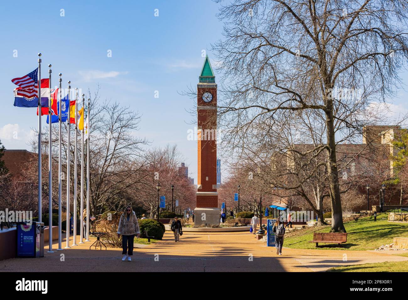Slu clock tower hi-res stock photography and images - Alamy