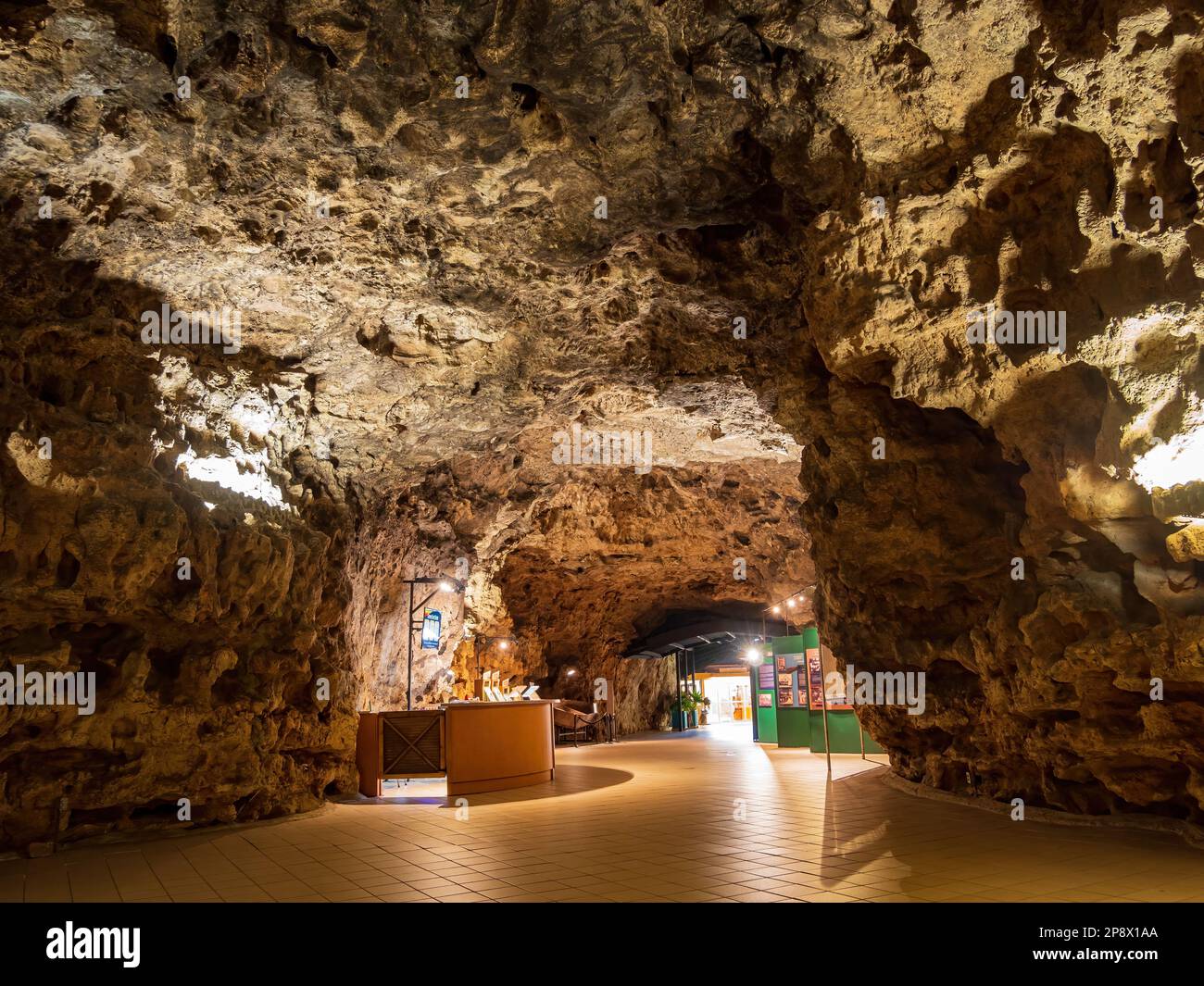 Missouri, FEB 22 2023 - Interior view of the Meramec Caverns Stock ...