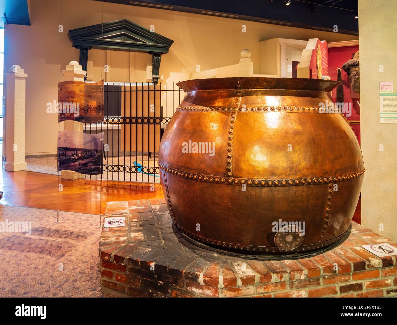 Missouri, FEB 22 2023 - Interior view of the Missouri History Museum ...