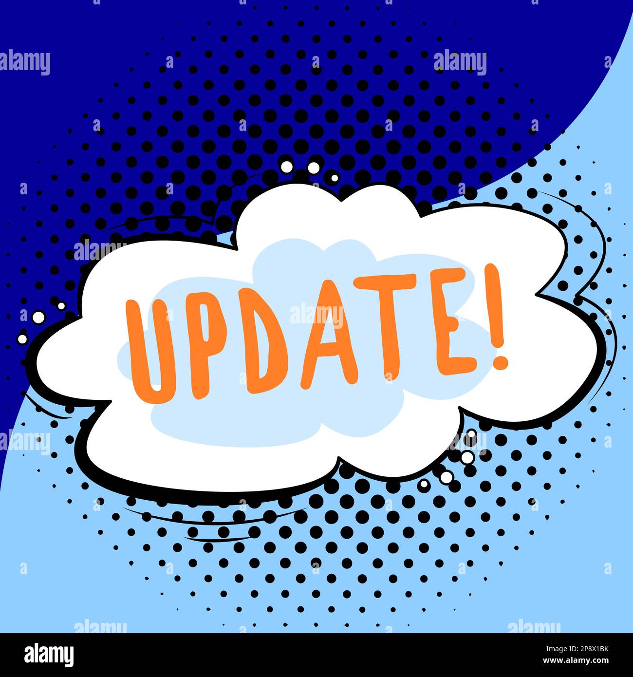 Conceptual caption Update. Business showcase Make something more modern Adding new facts ...