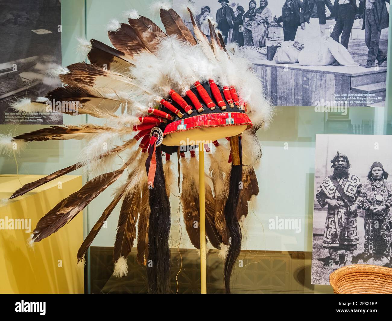 Missouri, FEB 22 2023 - Interior view of the Missouri History Museum ...