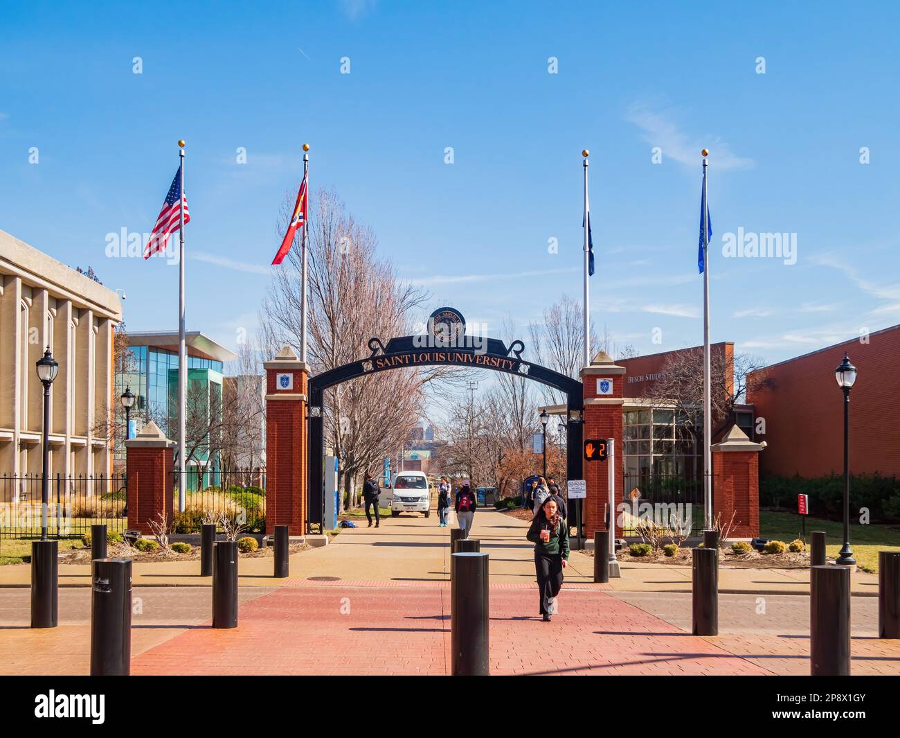 Saint louis university entrance hi-res stock photography and images - Alamy