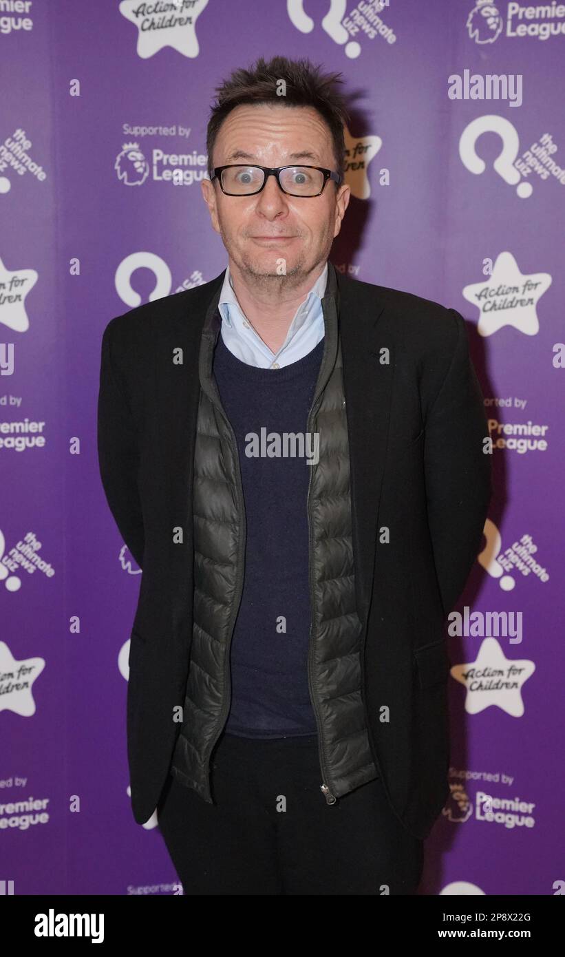 John Ryley arrives for the Ultimate News Quiz in aid of Action for ...