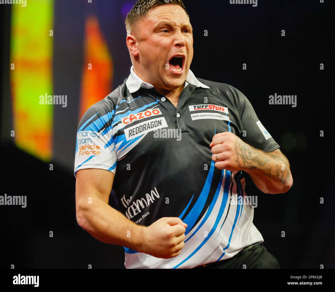 9th March 2023, M&S Bank Arena, Liverpool, England; 2023 PDC Cazoo Premier League Darts ...