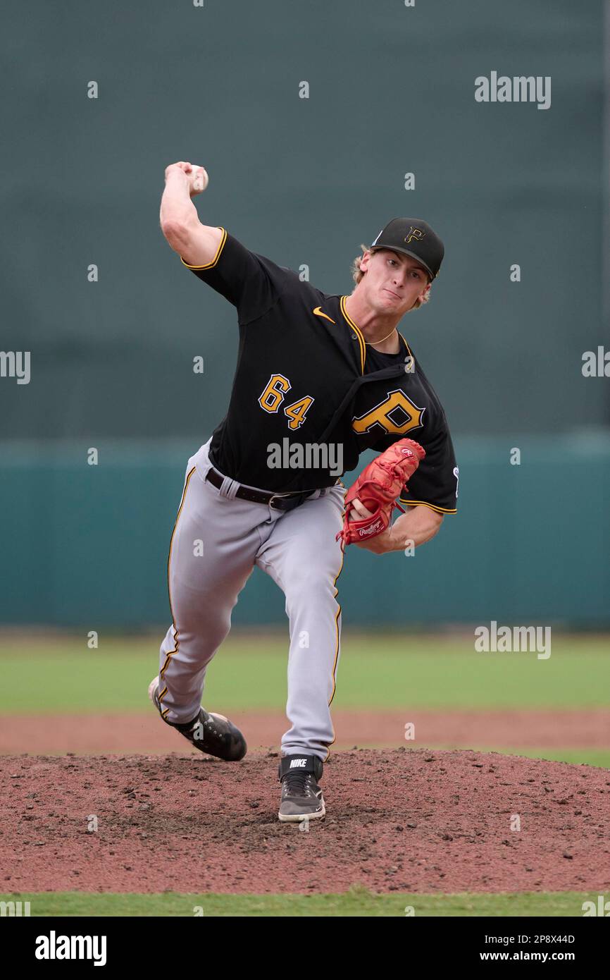 Pittsburgh Pirates pitcher Quinn Priester (64) during a spring training ...