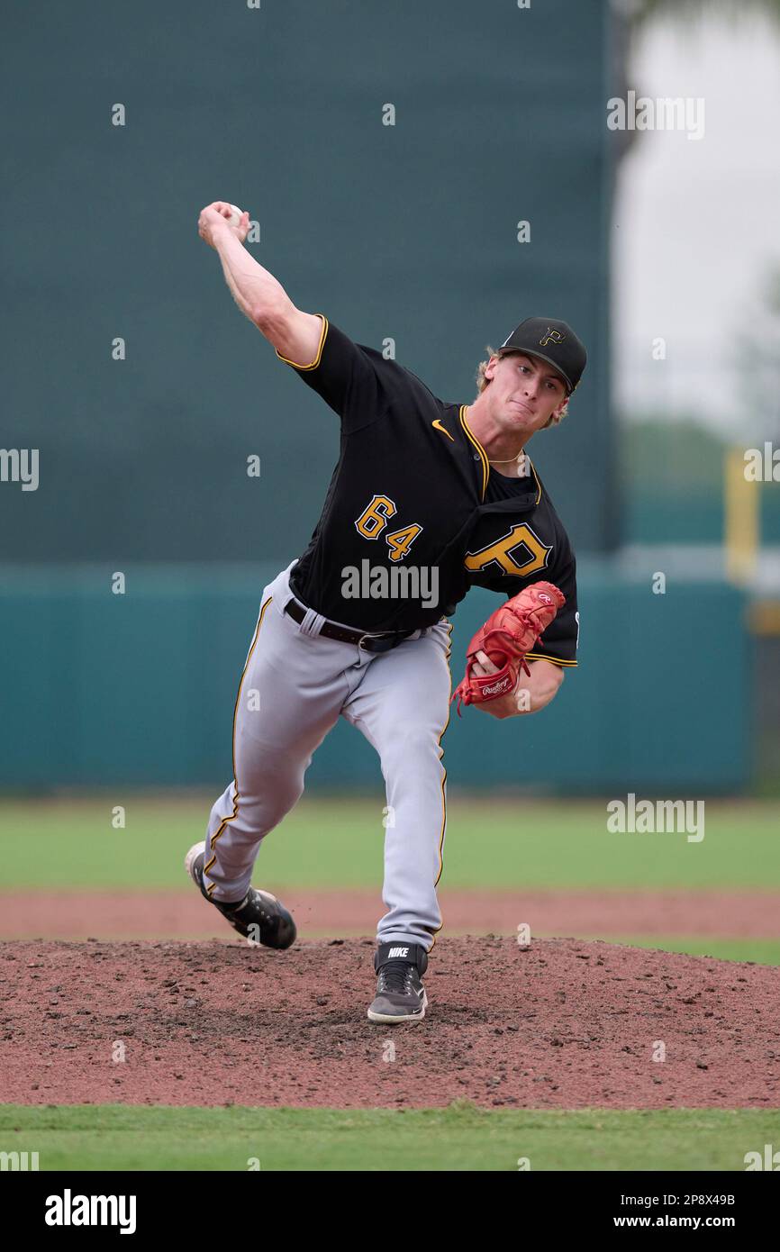 Pittsburgh Pirates pitcher Quinn Priester (64) during a spring training ...