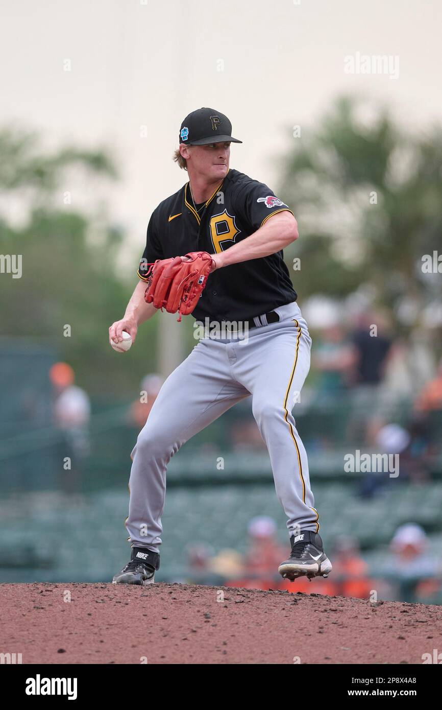 Pittsburgh Pirates pitcher Quinn Priester (64) during a spring training ...