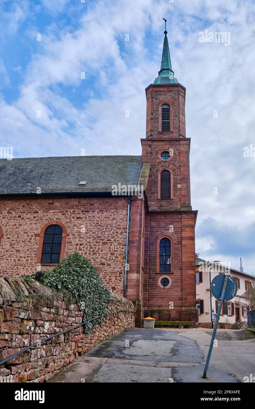 The Catholic Church of St. Bartholomew, a Baroque church of the 18th ...