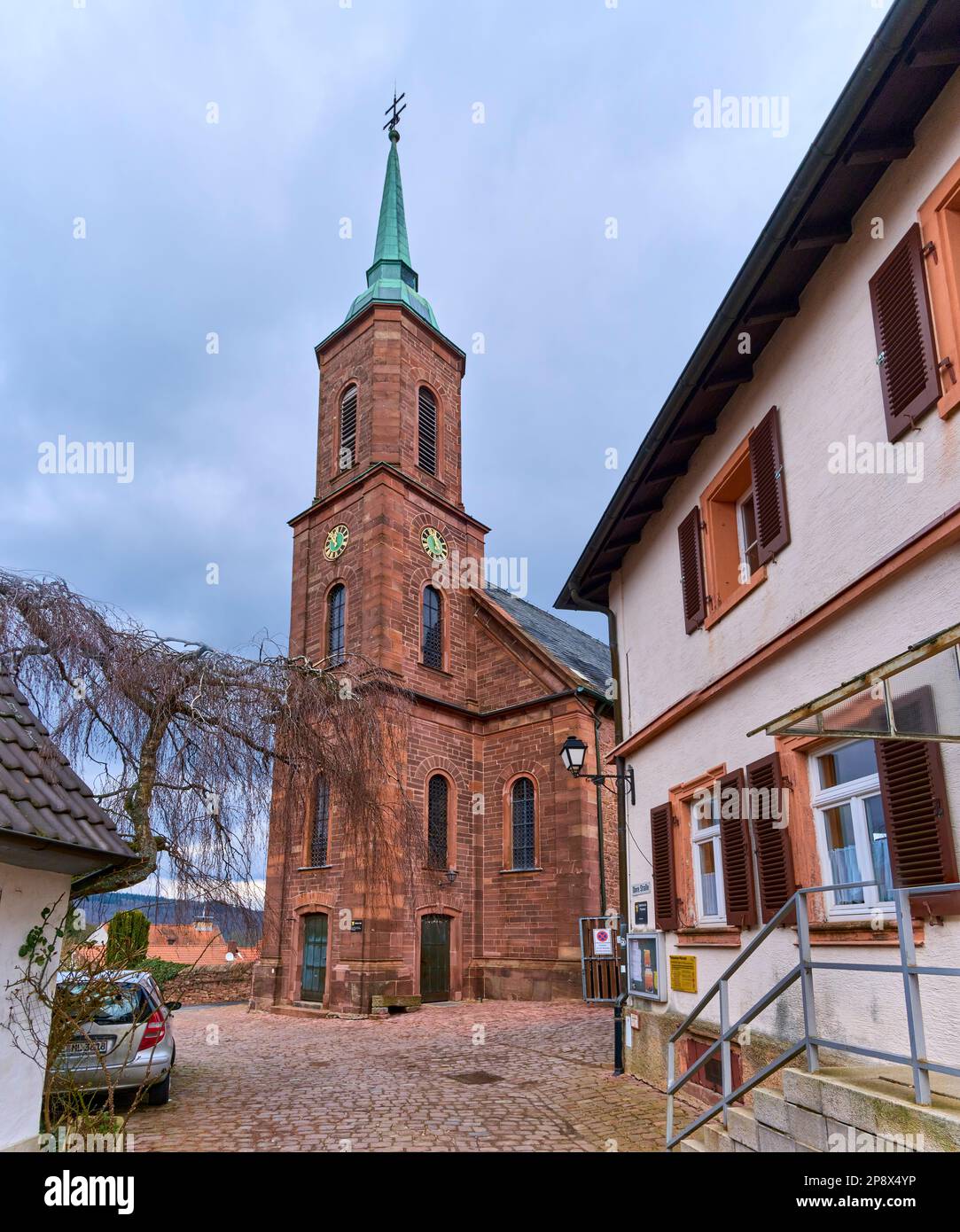 The Catholic Church of St. Bartholomew, a Baroque church of the 18th ...