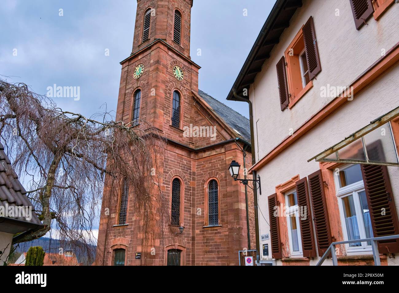 The Catholic Church of St. Bartholomew, a Baroque church of the 18th ...