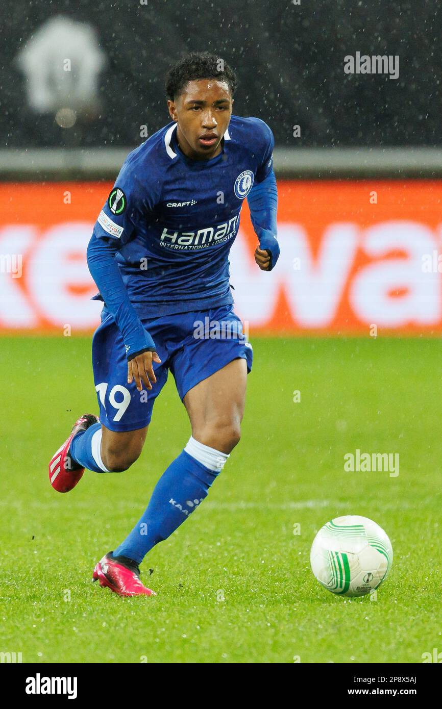 Gent, Belgium, 09 March 2023. Gent's Malick Fofana pictured in action ...