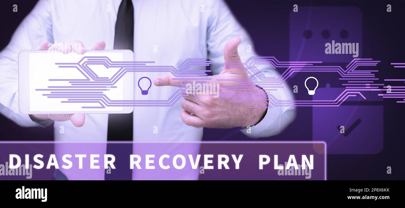 Inspiration showing sign Disaster Recovery Plan. Business overview ...