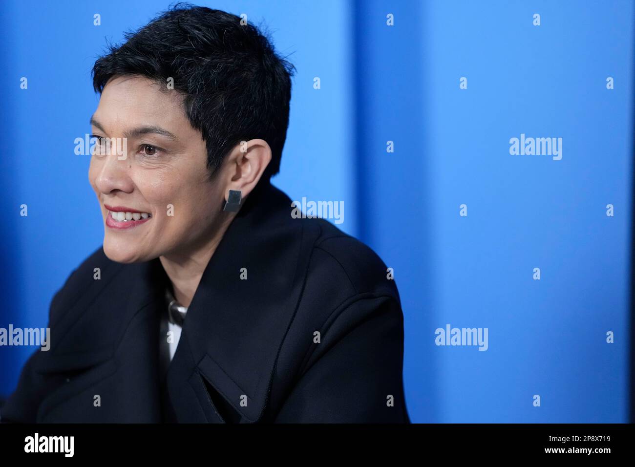 Tirana Hassan, acting Executive Director at Human Rights Watch, speaks ...