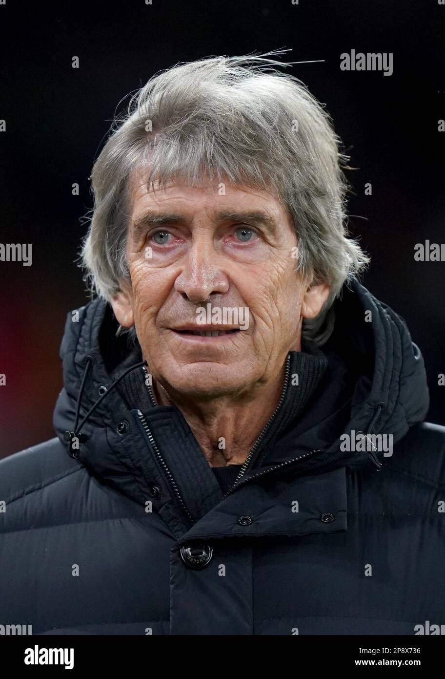 Real Betis manager Manuel Pellegrini ahead of the UEFA Europa League ...