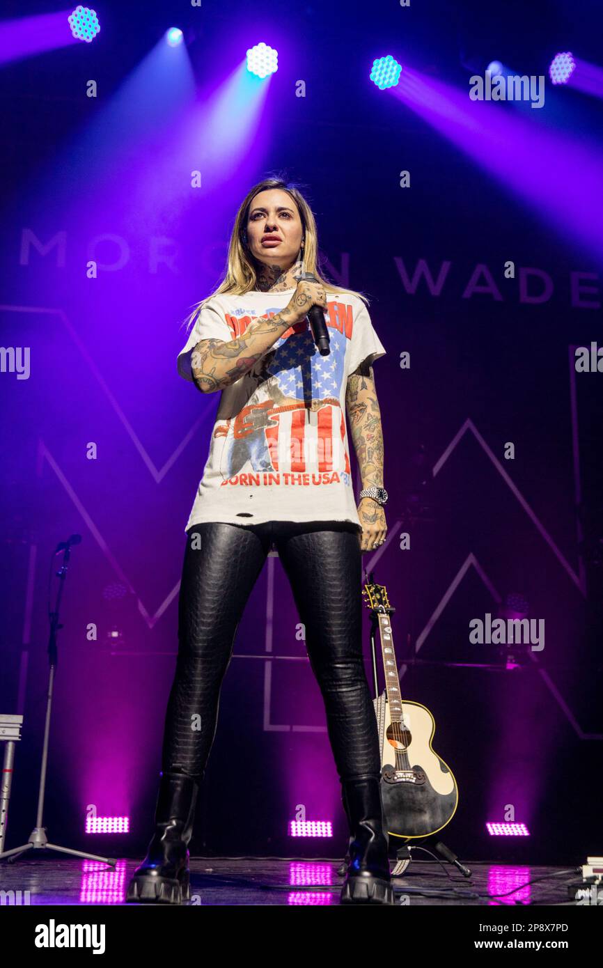 Madison, USA. 08th Mar, 2023. Musician Morgan Wade at The Sylvee on ...