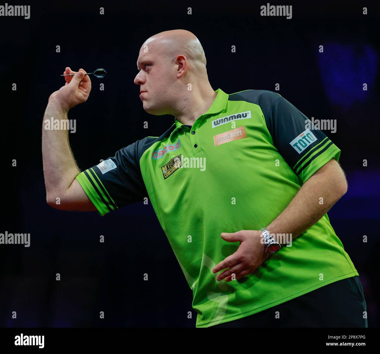 9th March 2023, M&S Bank Arena, Liverpool, England; 2023 PDC Cazoo Premier League Darts ...