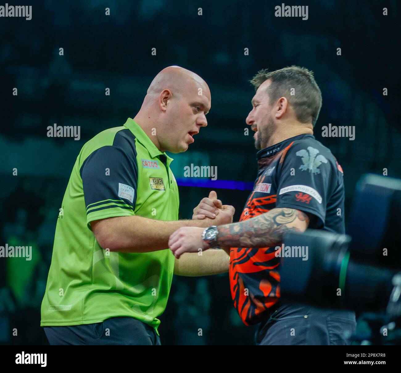 9th March 2023, M&S Bank Arena, Liverpool, England; 2023 PDC Cazoo Premier League Darts ...