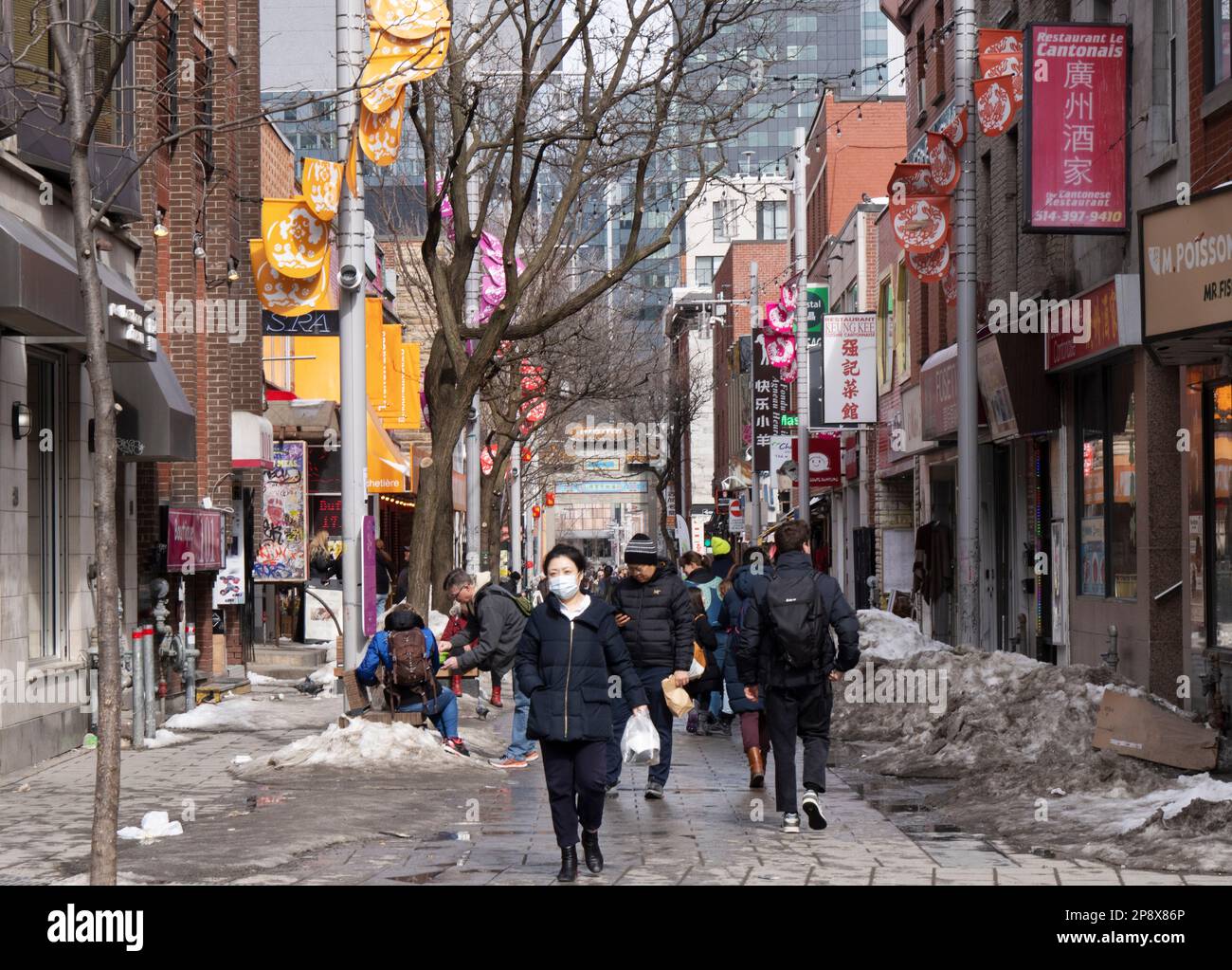 The Chinatown gate is seen Thursday, March 9, 2023 in Montreal. Quebec ...