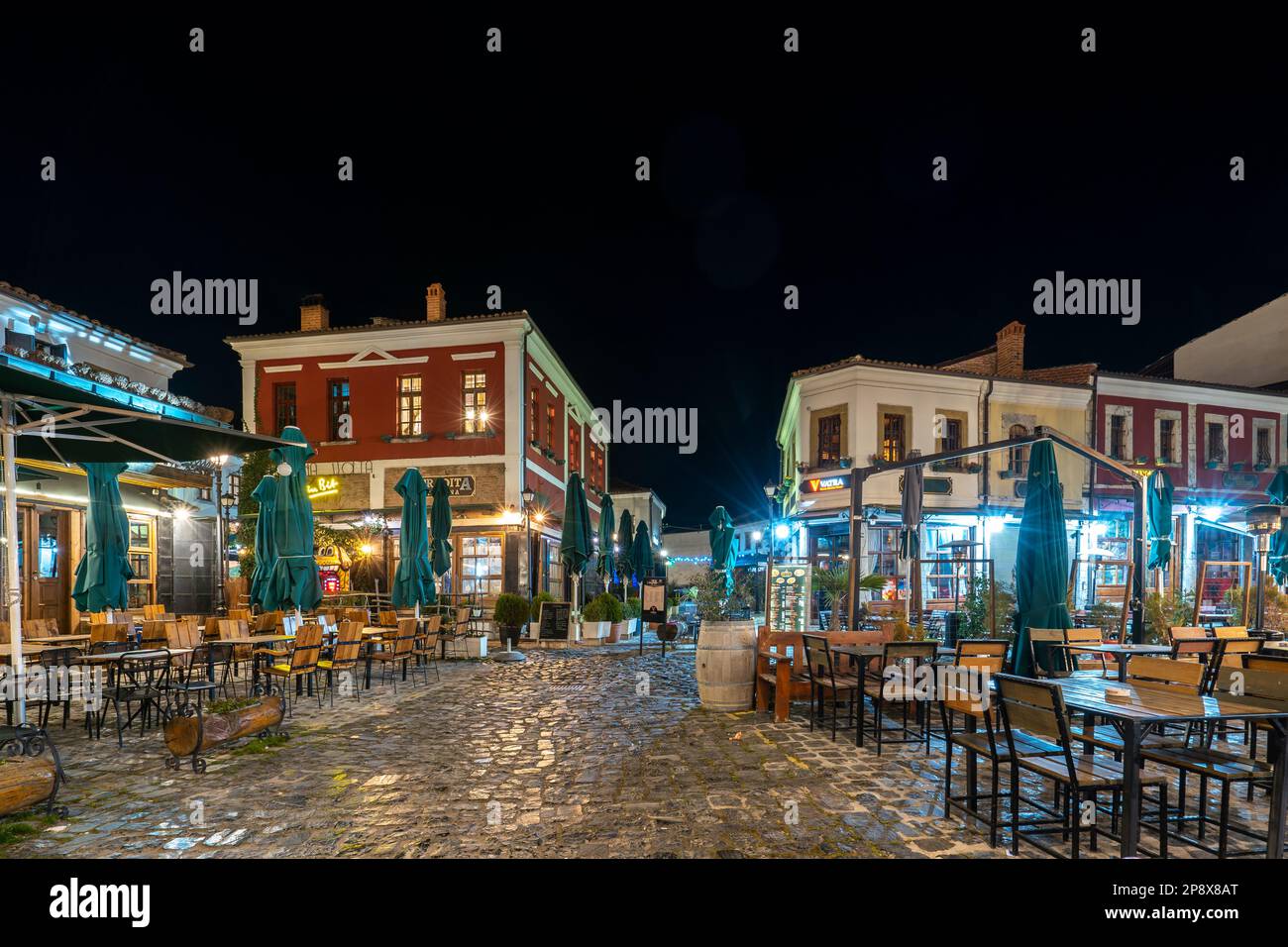 Old town korce albania hi-res stock photography and images - Alamy