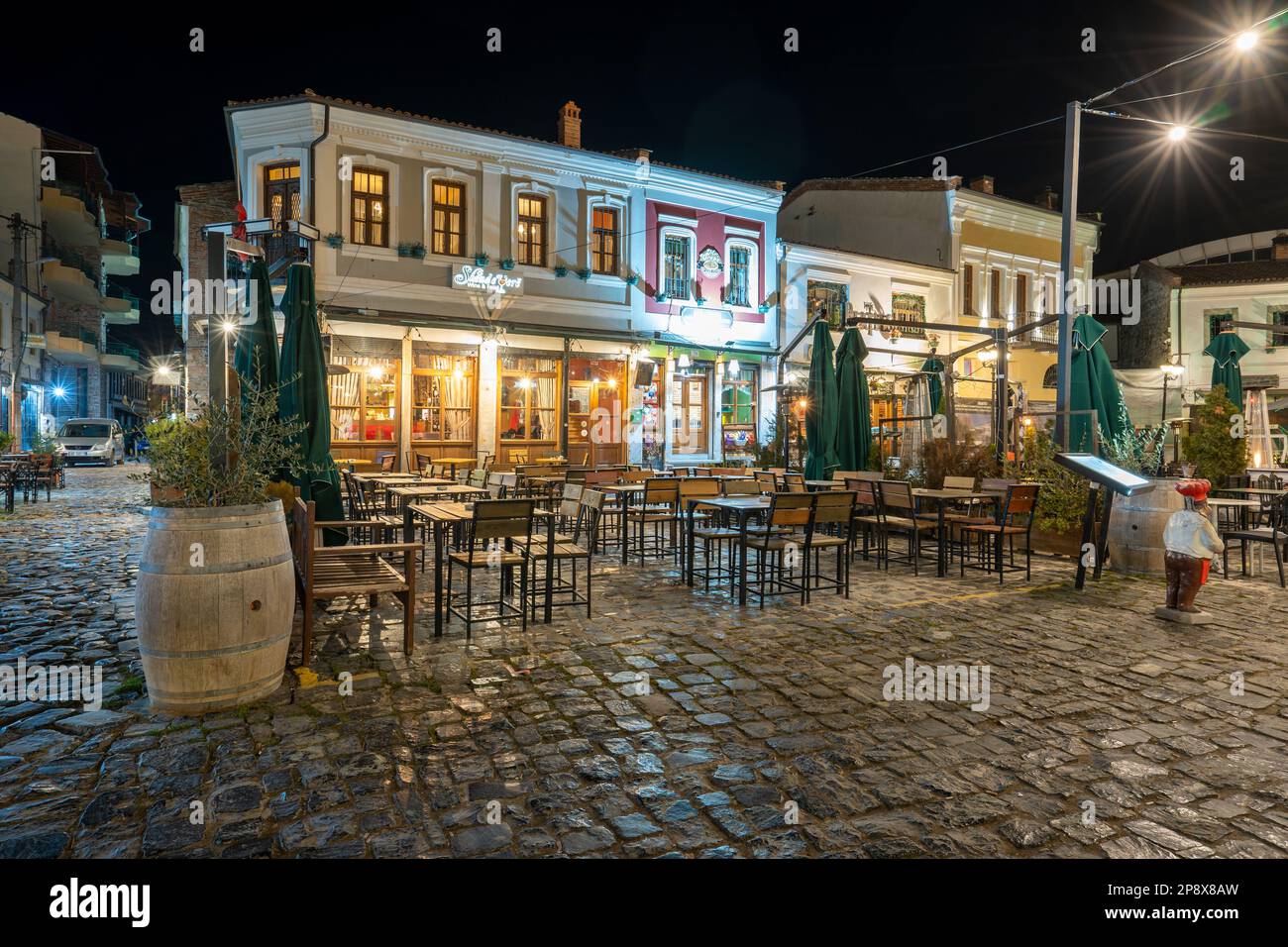 Old town korce albania hi-res stock photography and images - Alamy