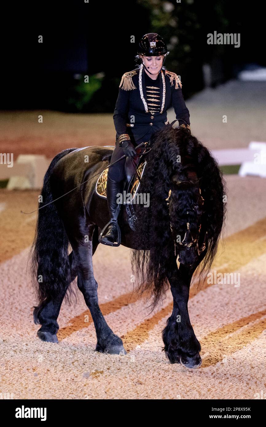 DEN BOSCH - Samantha Steenwijk performs during The Dressage Masters ...