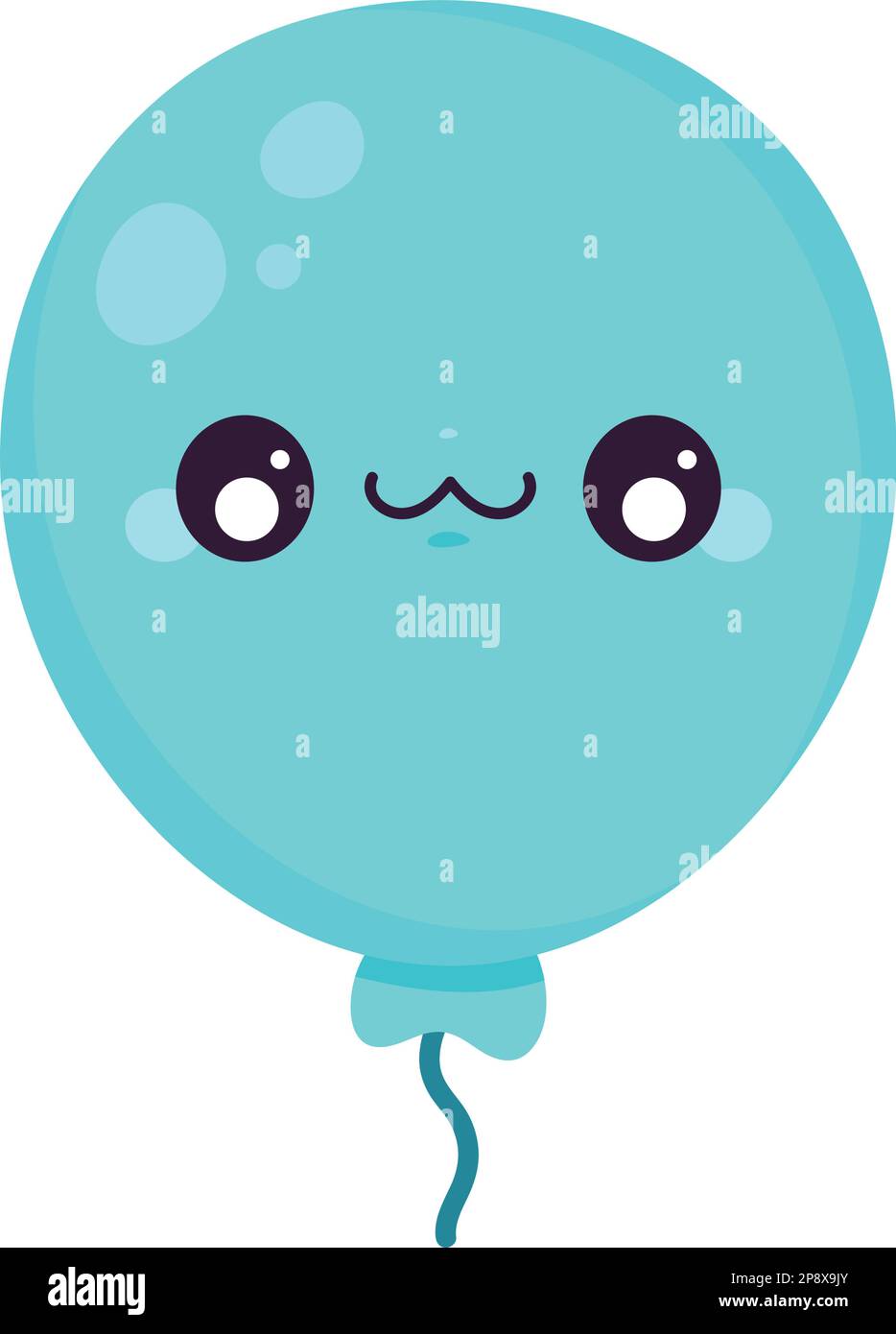 balloon helium kawaii style icon Stock Vector Image & Art - Alamy