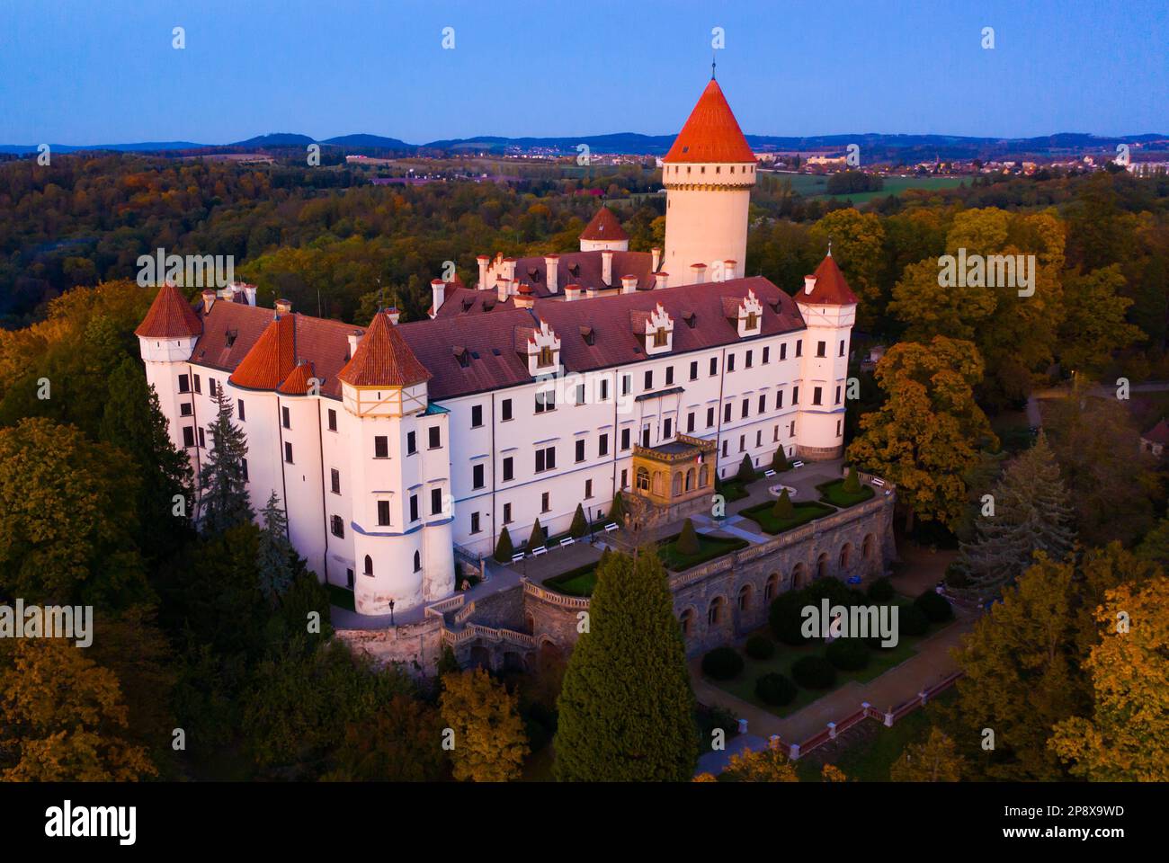 Medieval Konopiste Castle in Czech Republic Stock Photo - Alamy