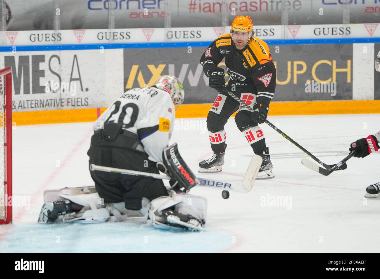 09.03.2023, Porza, Corner Arena, NL: HC Lugano - Fribourg-Gottéron ...