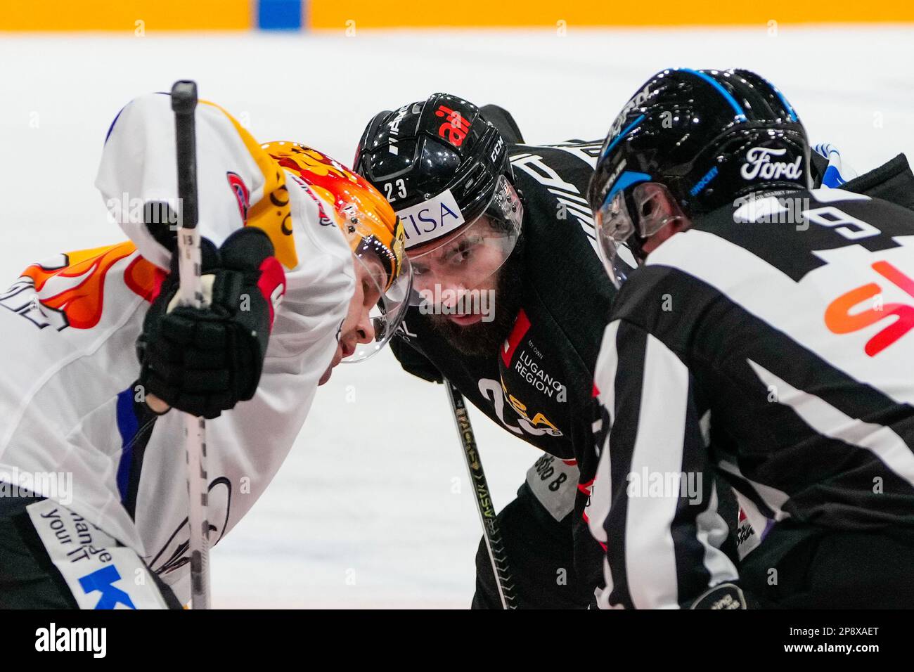 09.03.2023, Porza, Corner Arena, NL: HC Lugano - Fribourg-Gottéron, #23 ...