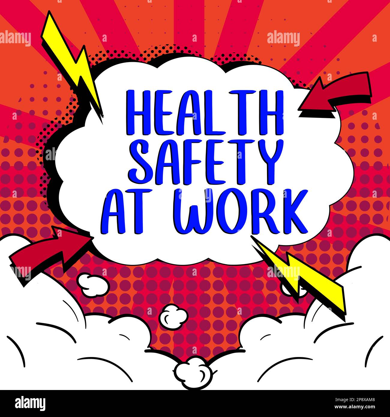 Text showing inspiration Health And Safety At Work. Business concept ...