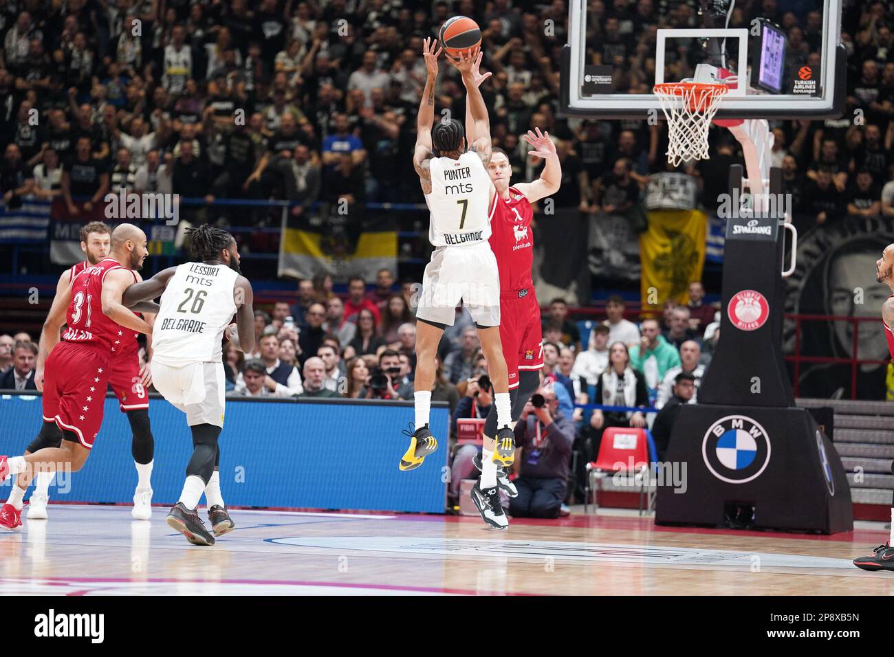 Italy. 09th Mar, 2023. EA7 EMPORIO ARMANI OLIMPIA MILAN VS PARTIZAN ...