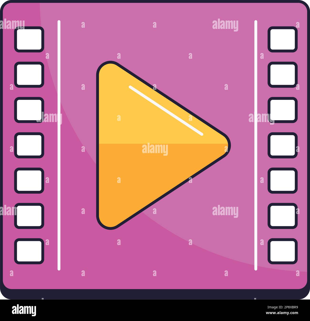 play button in tape record Stock Vector Image & Art - Alamy