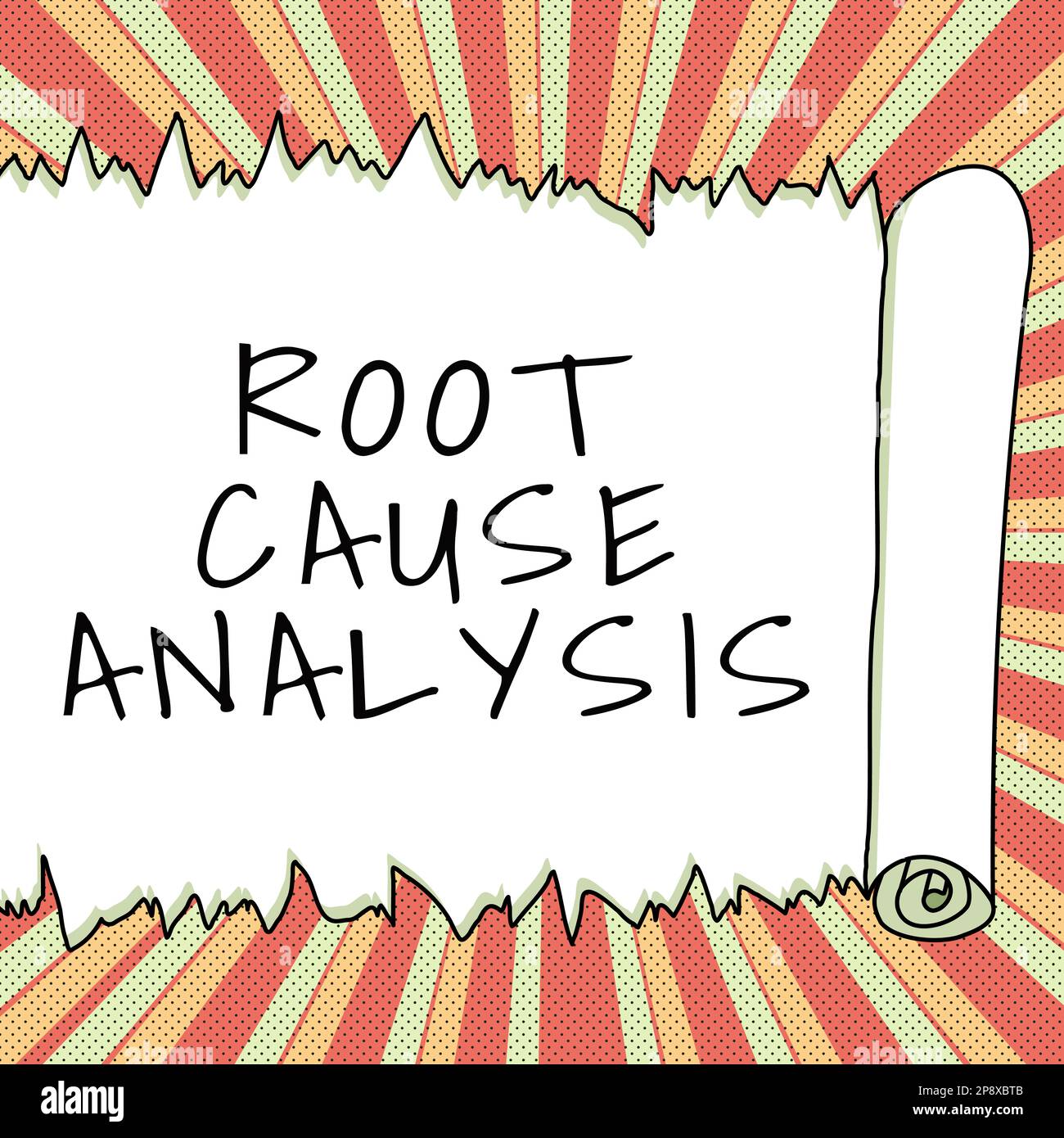 Conceptual display Root Cause Analysis. Business approach Method of Problem Solving Identify ...