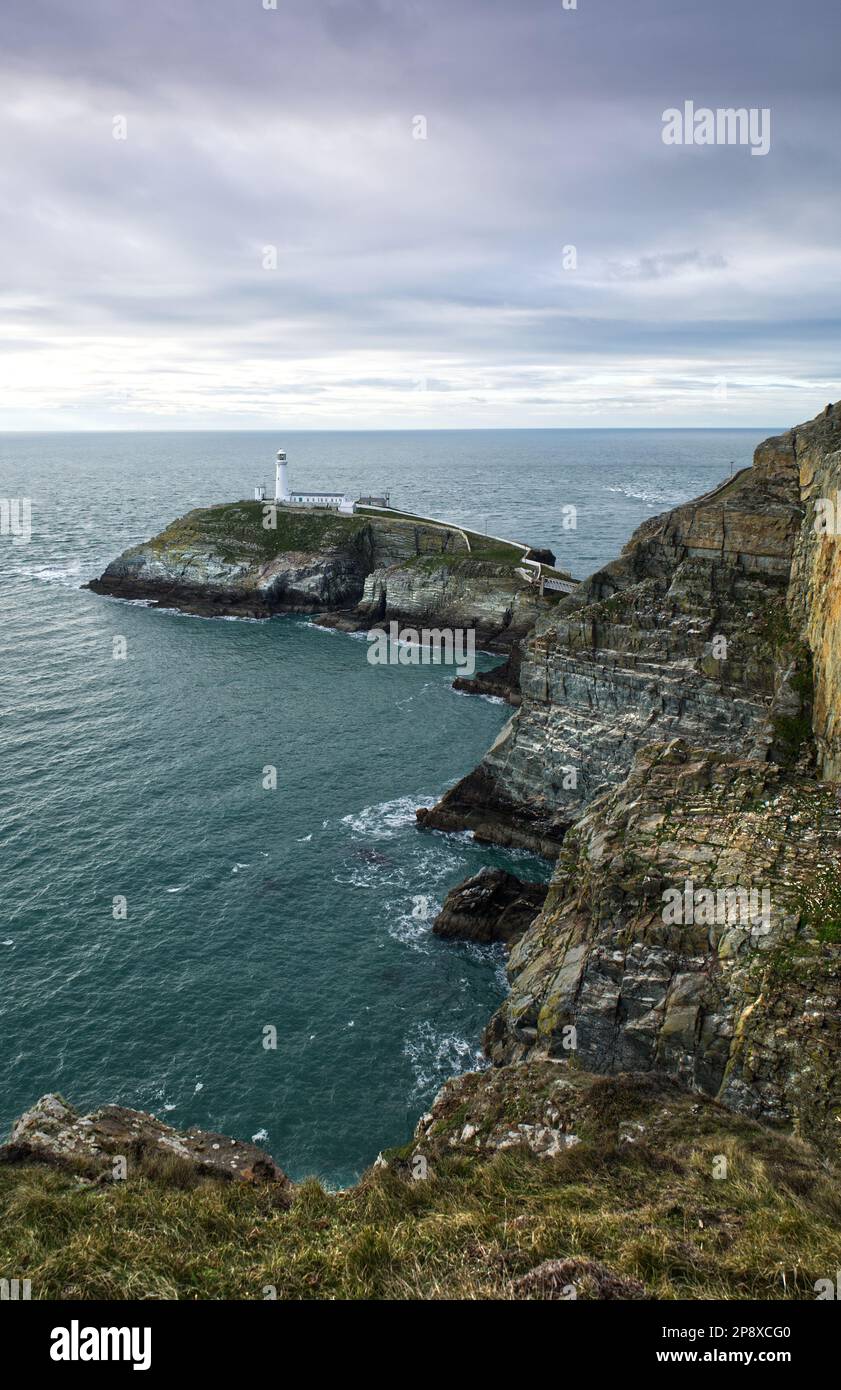 Images from the Wales Coast Path, South Stack lighthouse, Holyhead ...