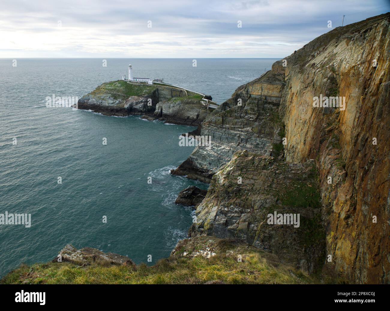 Images from the Wales Coast Path, South Stack lighthouse, Holyhead ...