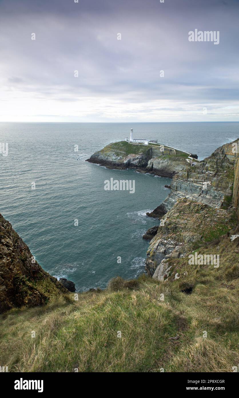 Images from the Wales Coast Path, South Stack lighthouse, Holyhead ...