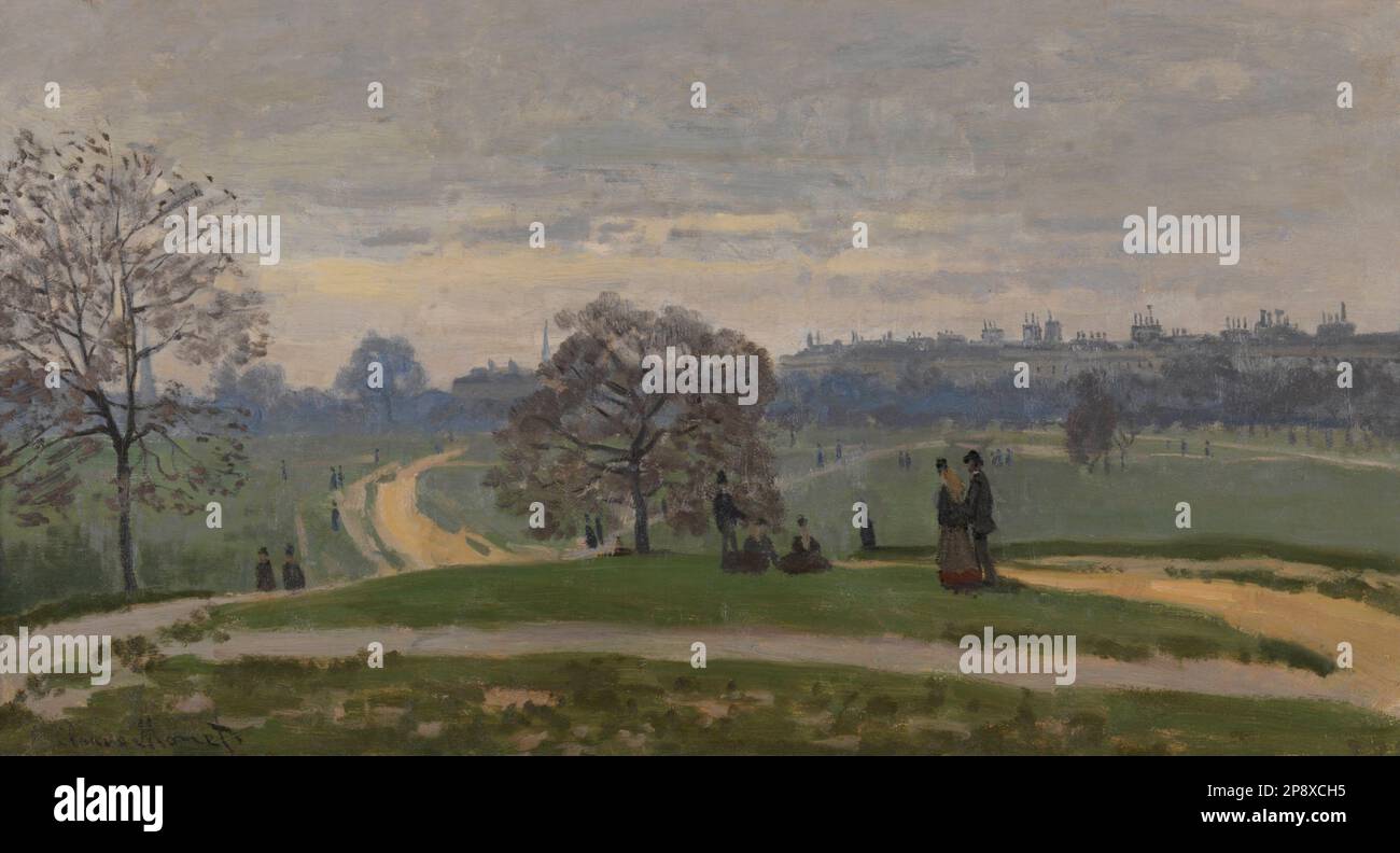 Hyde Park, London circa 1871 by Claude Monet Stock Photo - Alamy