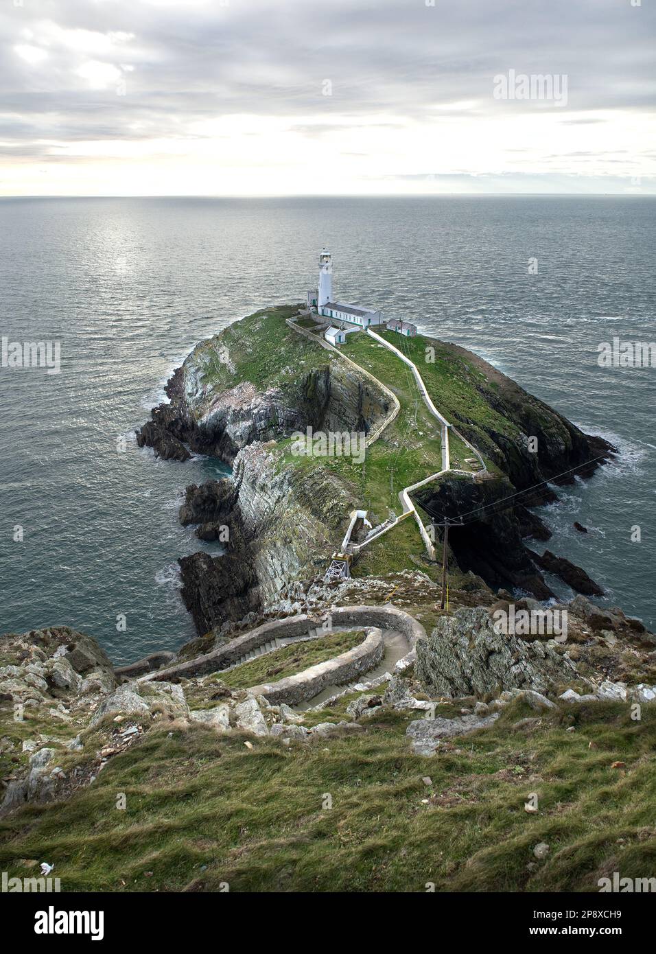 Images from the Wales Coast Path, South Stack lighthouse, Holyhead ...