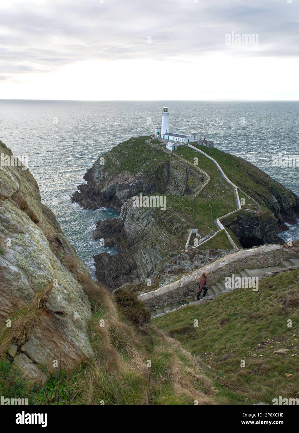 Images from the Wales Coast Path, South Stack lighthouse, Holyhead ...
