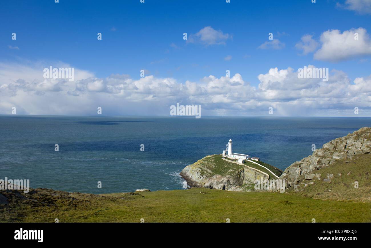 Images from the Wales Coast Path, South Stack lighthouse, Holyhead ...