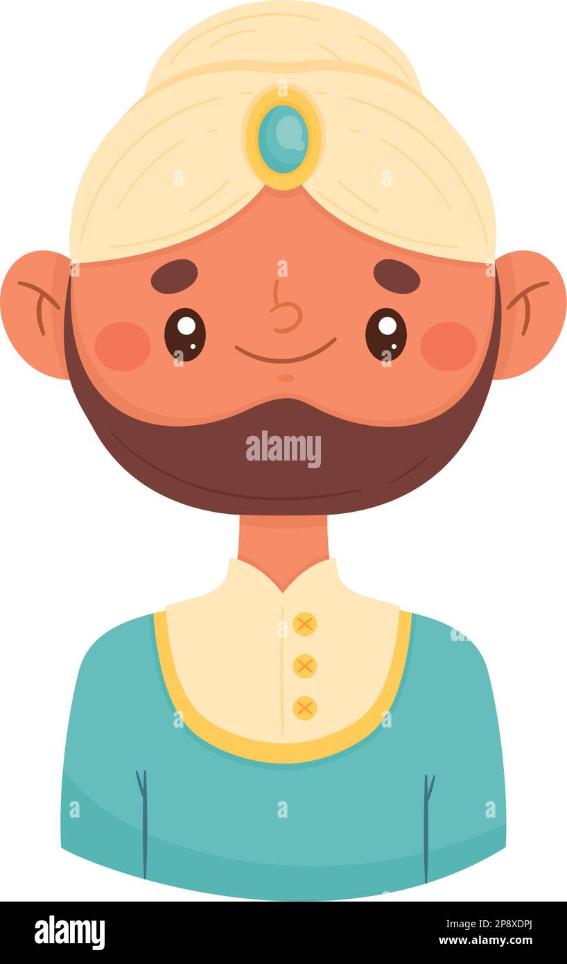 Male indian wearing traditional Cut Out Stock Images & Pictures - Alamy