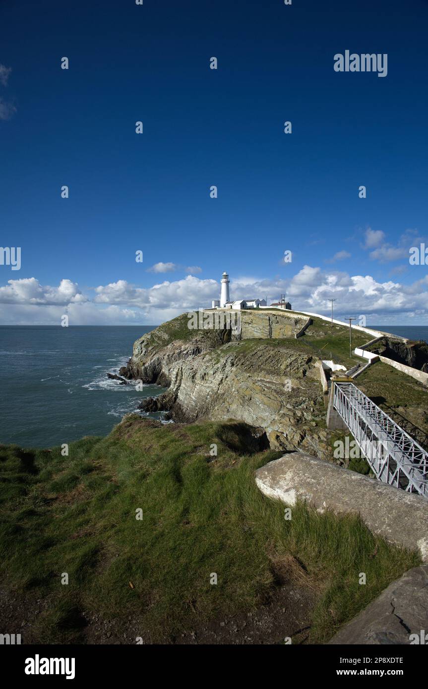 Images from the Wales Coast Path, South Stack lighthouse, Holyhead ...