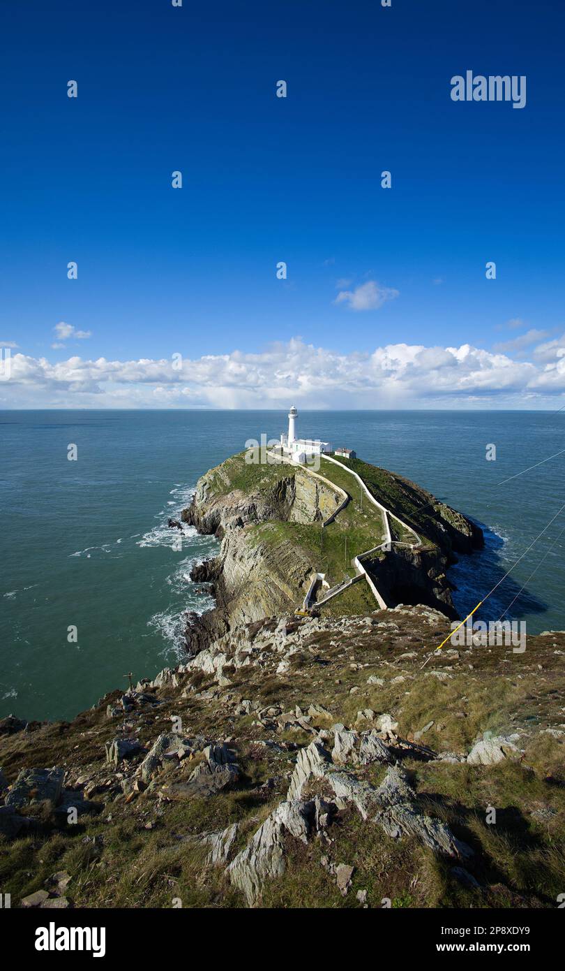 Images from the Wales Coast Path, South Stack lighthouse, Holyhead ...